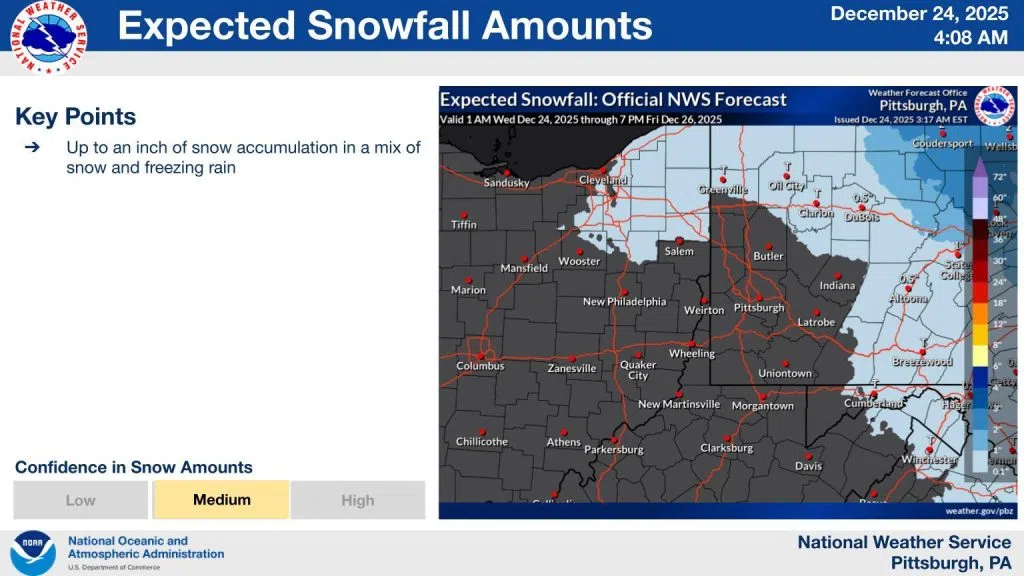 WINTER WEATHER BRIEFING FOR FRIDAY (3 GRAPHICS) | WCCS AM1160 & 101.1FM