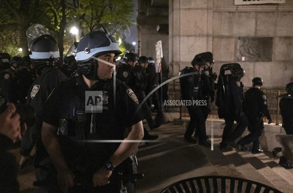 The Latest | 4 officers injured removing protesters at University of ...