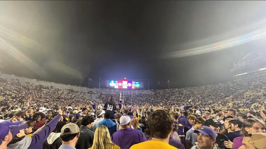 LSU’s victory over Alabama was earth-shaking, literally ...