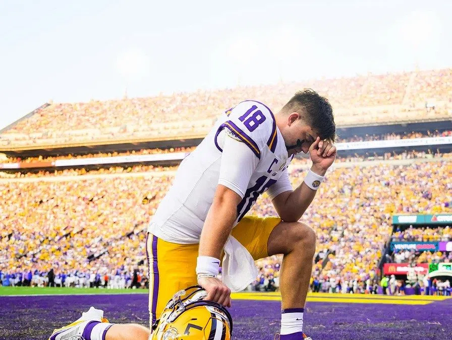Injured LSU quarterback Garrett Nussmeier set to play Saturday night vs ...