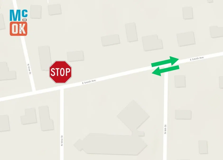 City Removing Stop Sign | McAlester Radio