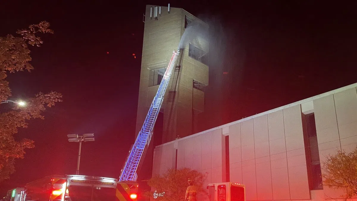 Downtown Cellular Tower Fire | KLWN 101.7 FM and 1320 AM