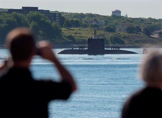 Navy submarine HMCS Windsor returns to Halifax after five-month ...