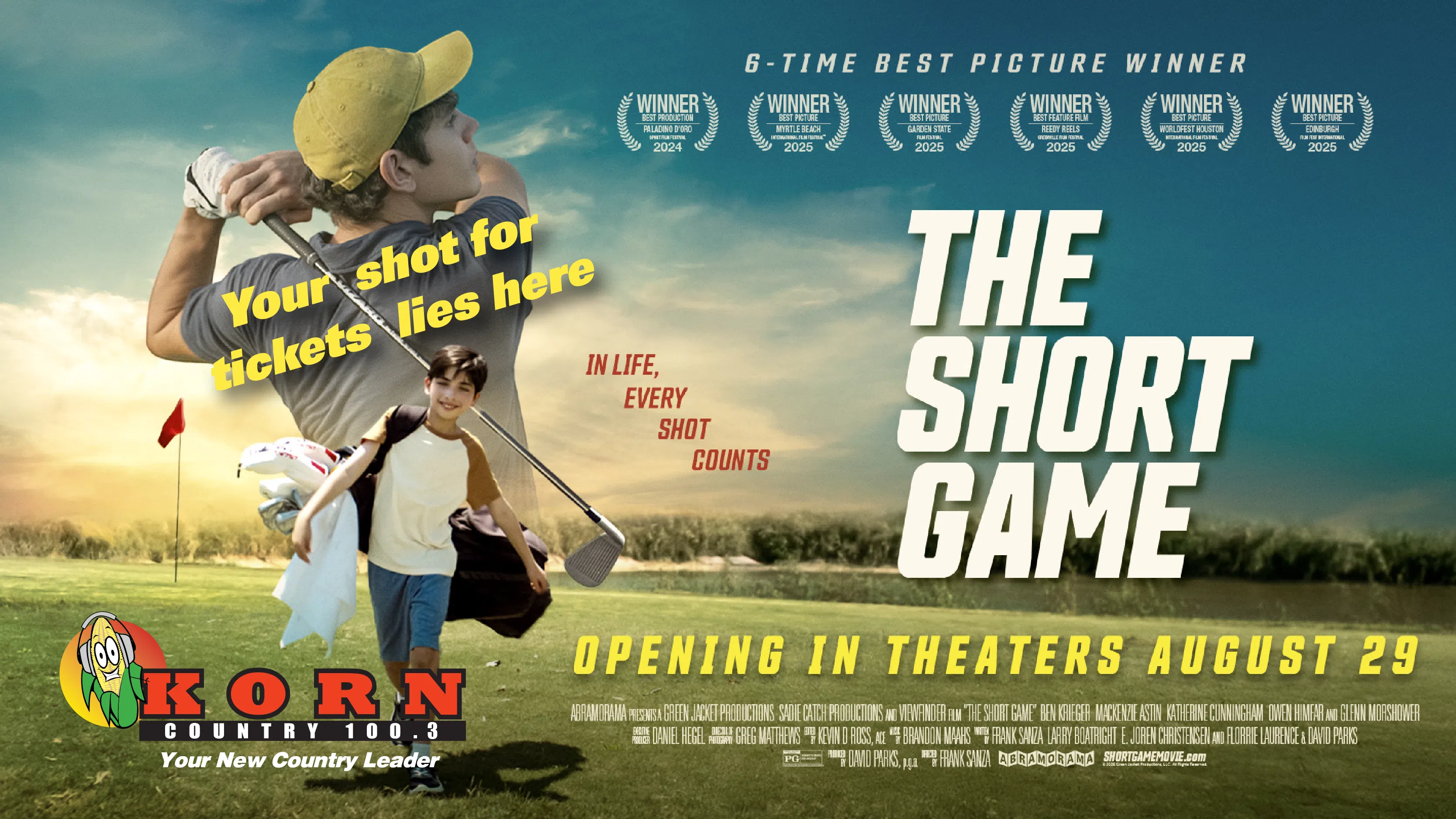 The Short Game | KORN Country 100.3 | WYGB-FM Franklin, Indiana | Local ...