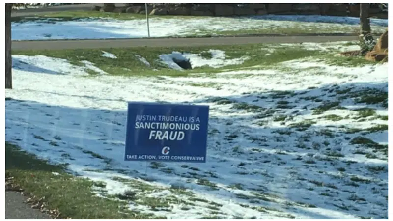 Lethbridge Conservative candidate denounces anti-Trudeau election signs ...