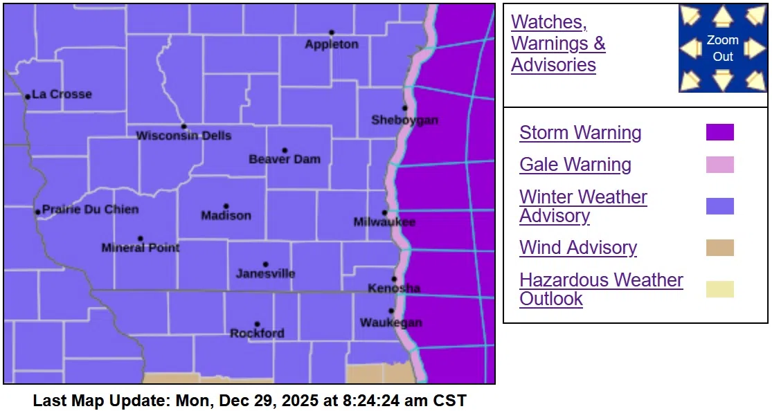 Winter Storm Warning Cancelled, but High Winds, Hazardous Conditions ...