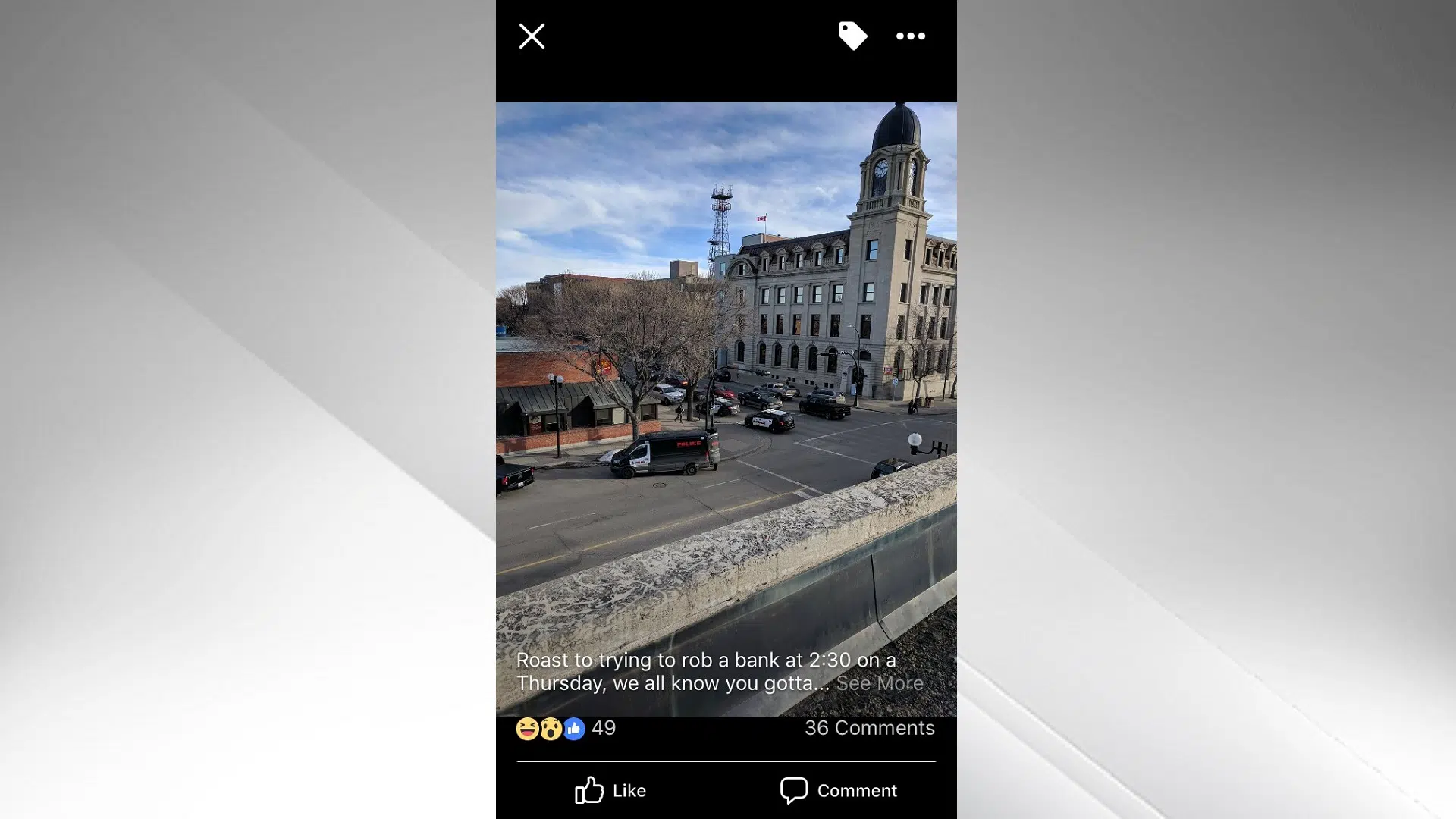 LPS: Response downtown not connected to a bank robbery | Lethbridge ...