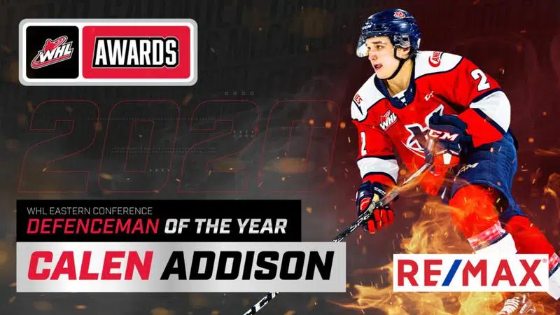Addison named WHL Eastern Conference Defenceman of the Year ...