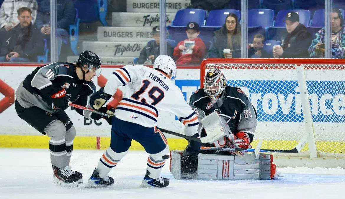 Gingras scores first WHL goal as Blazers fall to Giants in final road ...