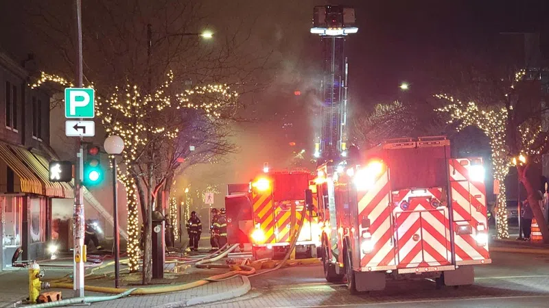 Kamloops Fire Rescue put out fire at downtown commercial building ...