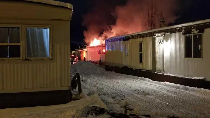 Prince George Fire Rescue douse trailer blaze | CKPG Today