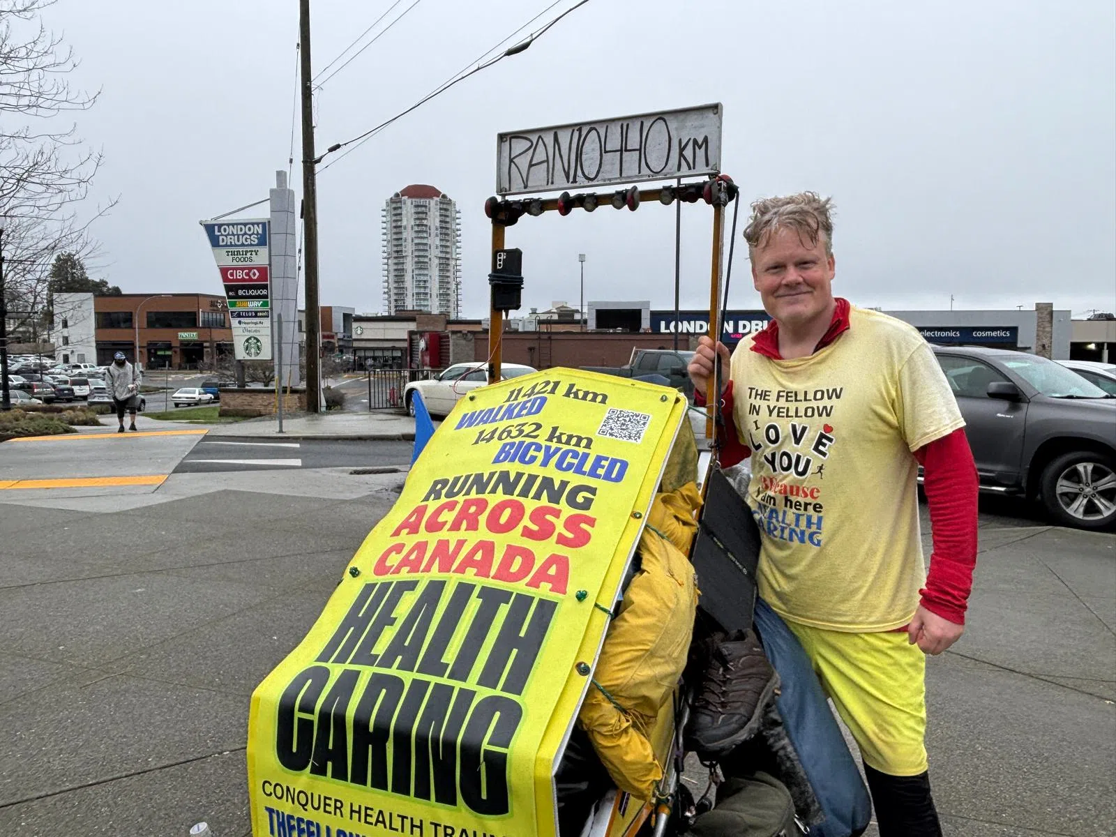 Health advocate on Canada-wide run stops in Nanaimo | 88.5 The Beach