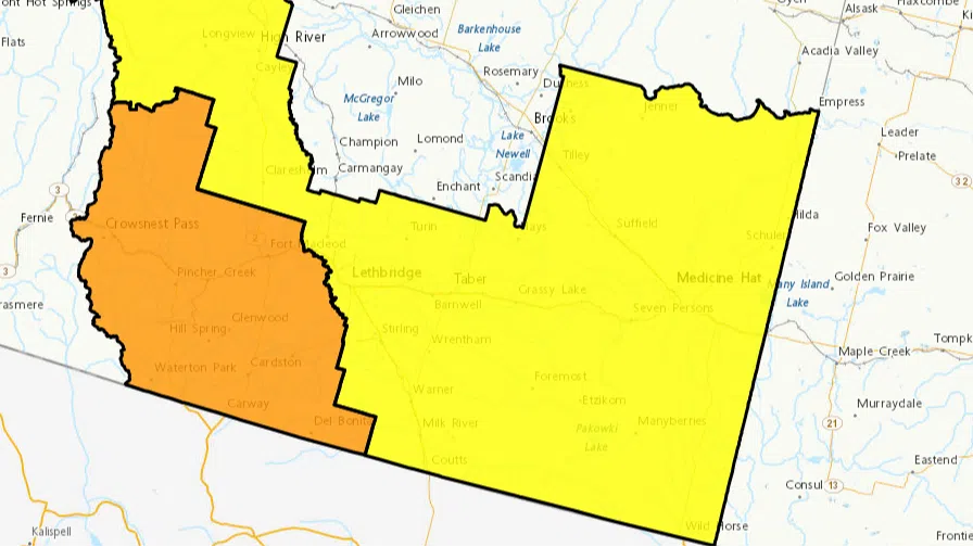 Southern Alberta under wind warnings on Monday | CHAT News Today
