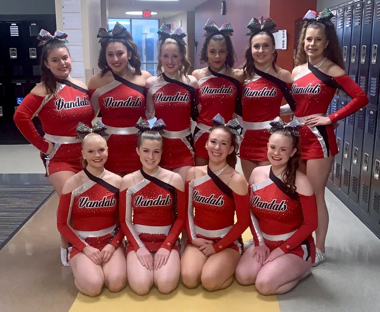 VCHS Cheerleaders had a strong showing at sectional this past week ...