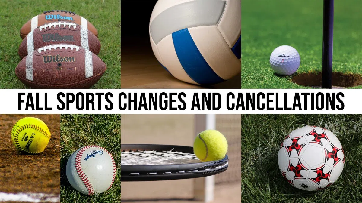 Sports Changes and Cancellations for TUESDAY, August 27 — Updated 1:28pm | I70Sports