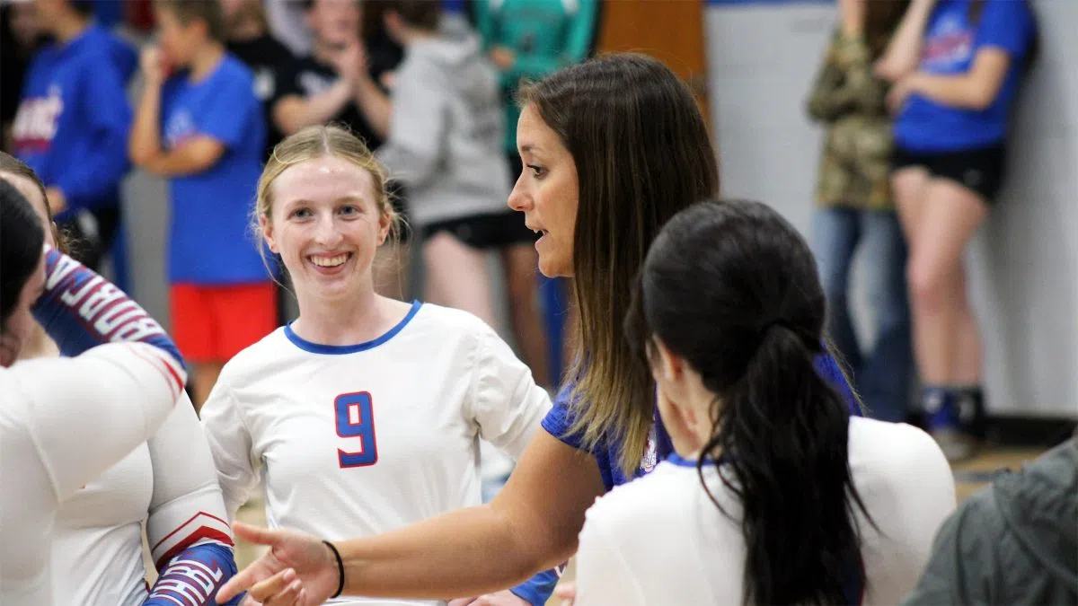 Interview with CHBC Volleyball Coach Katy Noble after Lady Bobcats Go 2 ...