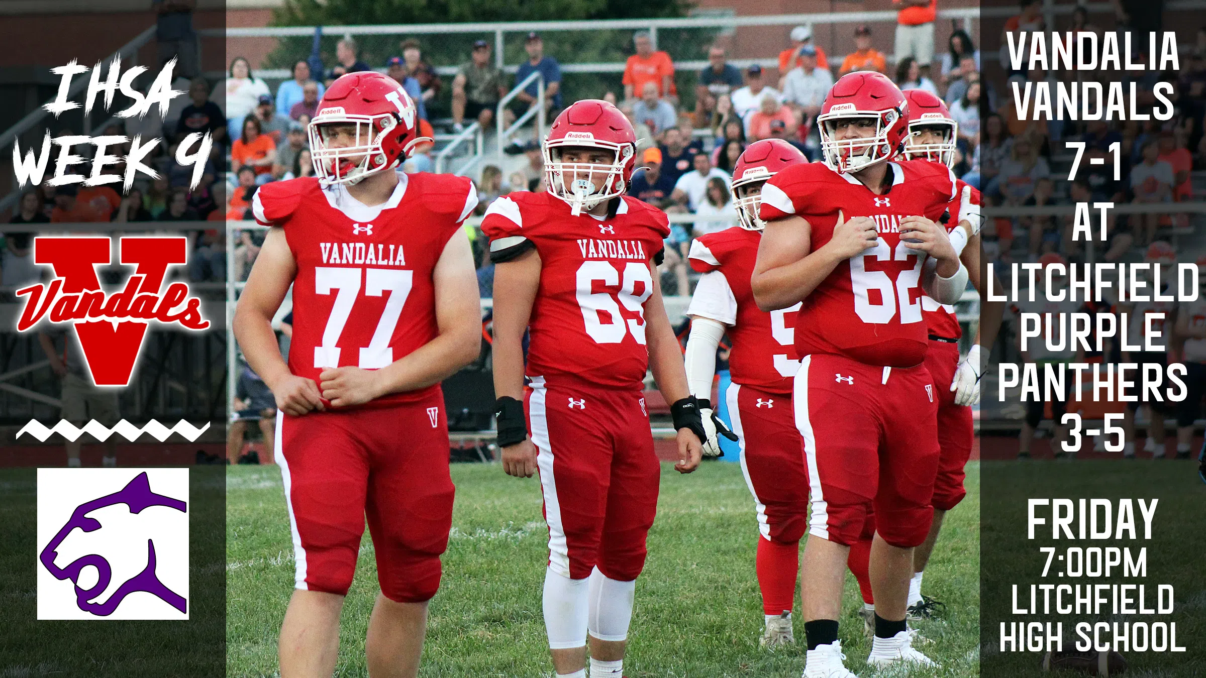 Vandals Football wraps up Regular season tonight at Litchfield–Game on ... Vandals Football wraps up Regular season tonight at Litchfield–Game on ...
