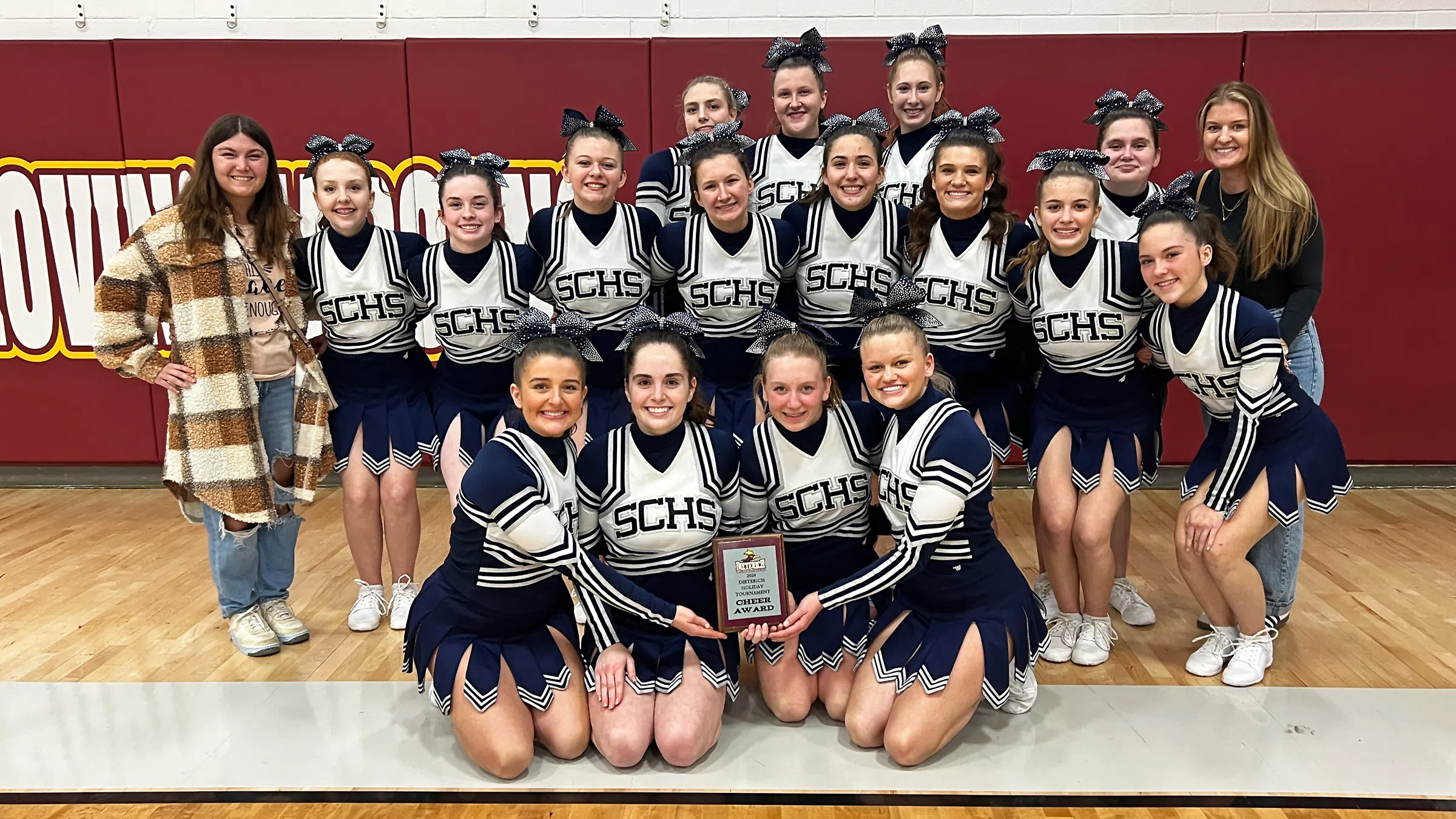 South Central Wins Dieterich Holiday Tournament Cheer Title | Vandalia ...