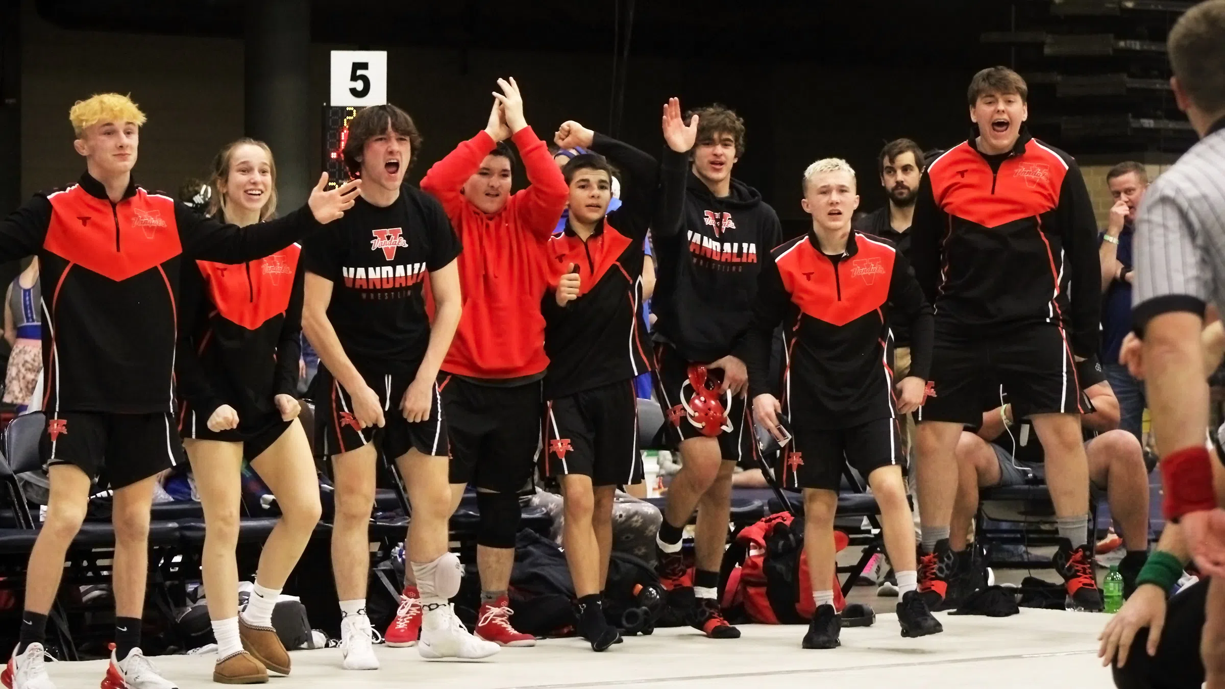 Vandals Wrestlers at Dual Team State Tournament, Wrestle in State ...