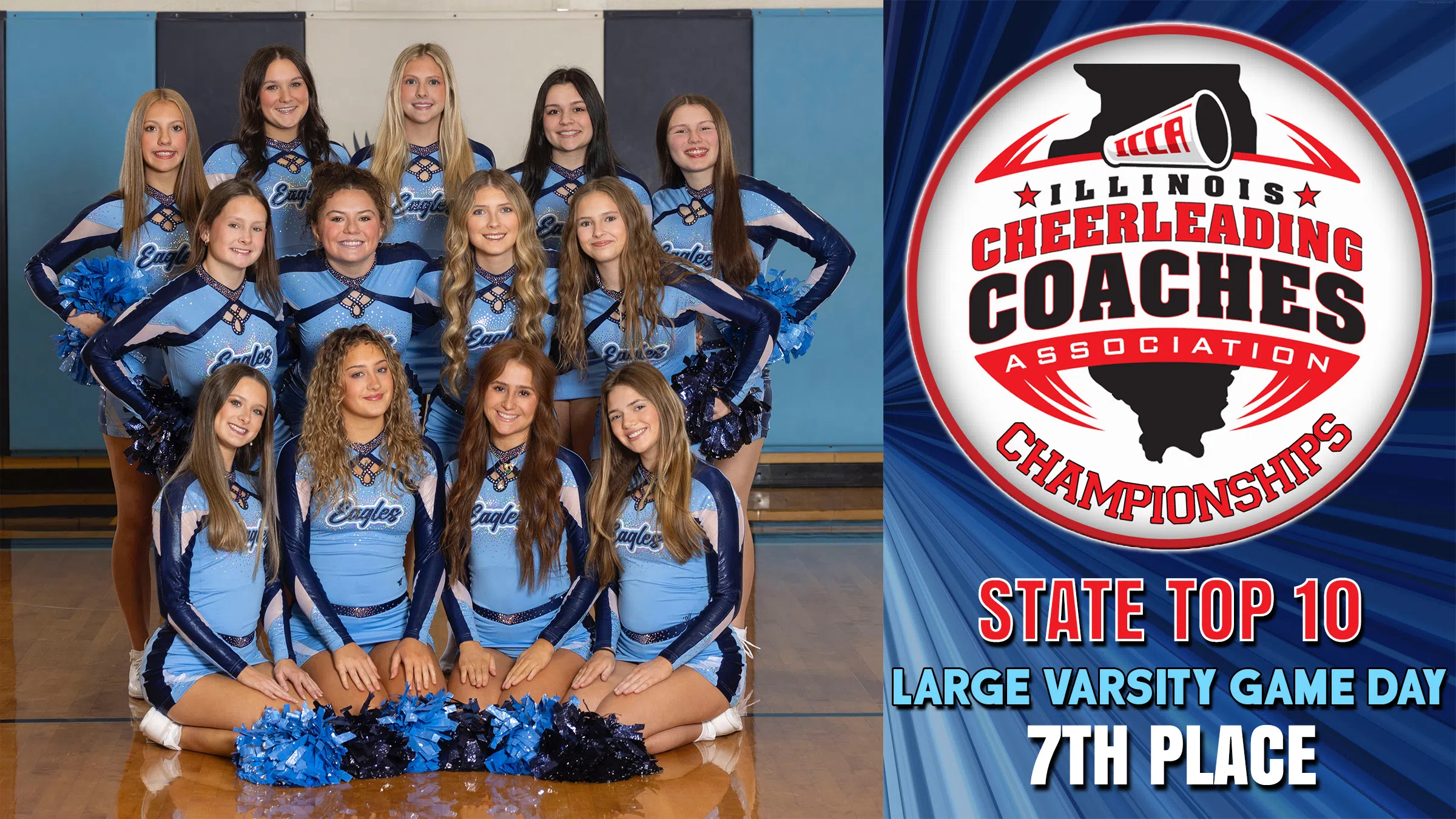 SEB Cheerleading Takes 7th in Large Varsity Game Day Division at ICCA ...