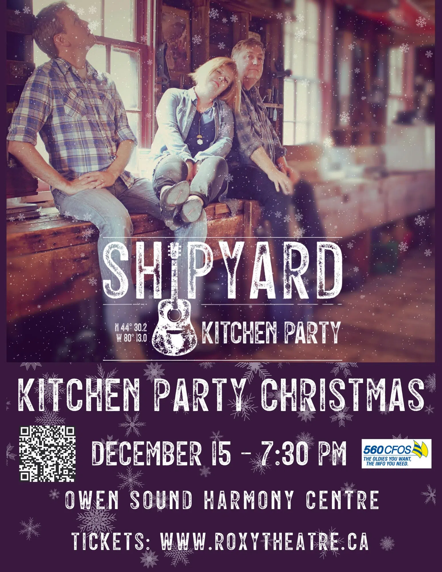 Shipyard Kitchen Party Christmas Presented by 560 CFOS | 89.3 CFOS FM