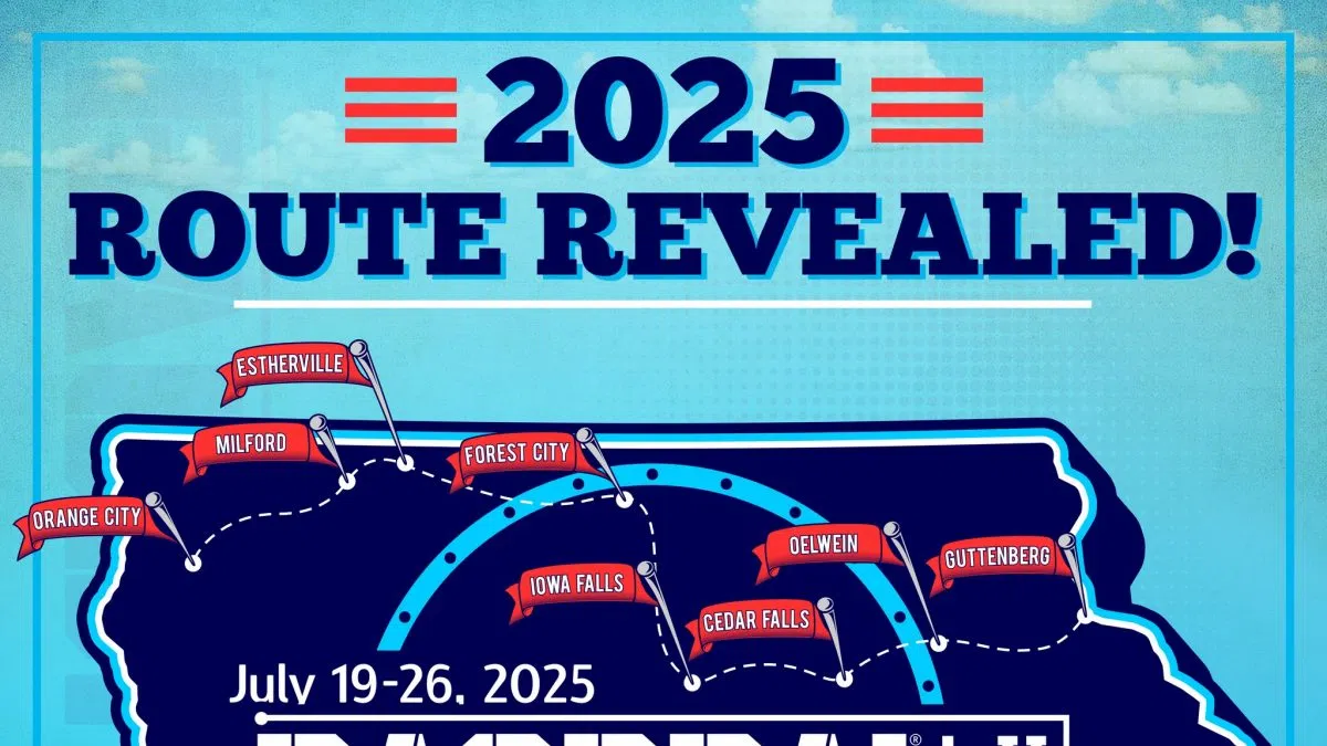 RAGBRAI will end in Guttenberg | 97 Seven Country WGLR - The Tri-States ...