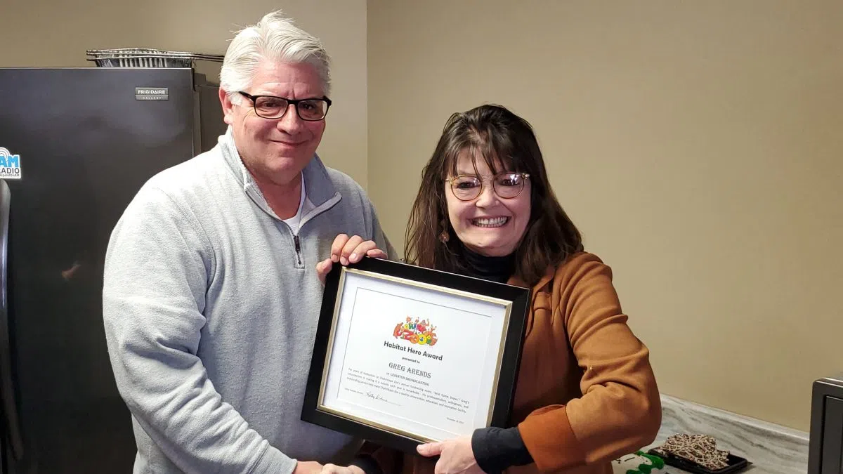 Leighton Broadcasting: Greg Arends Receives Habitat Hero Award from ...