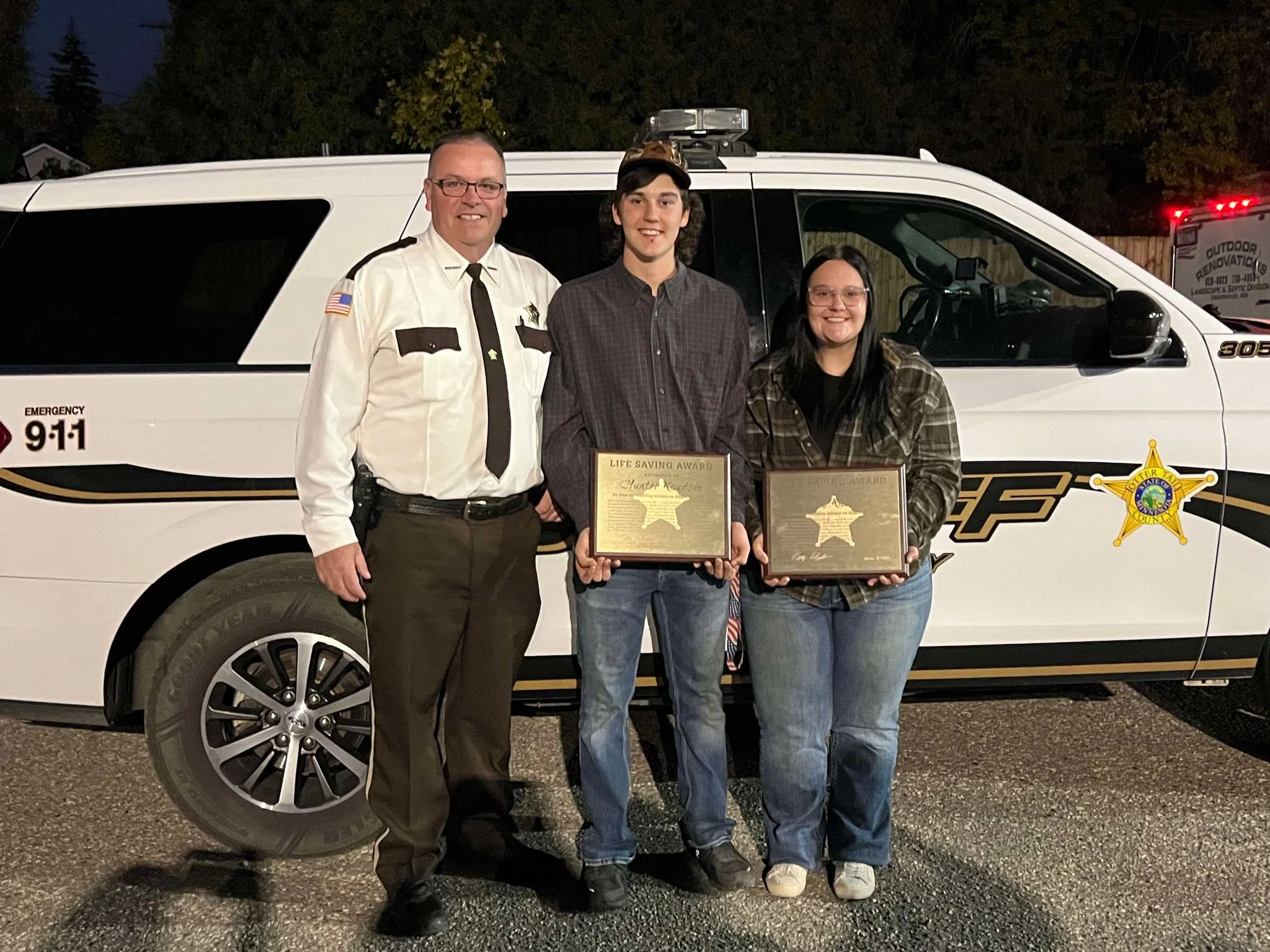 Otter Tail County Sheriff Presents Life Saving Award to County ...