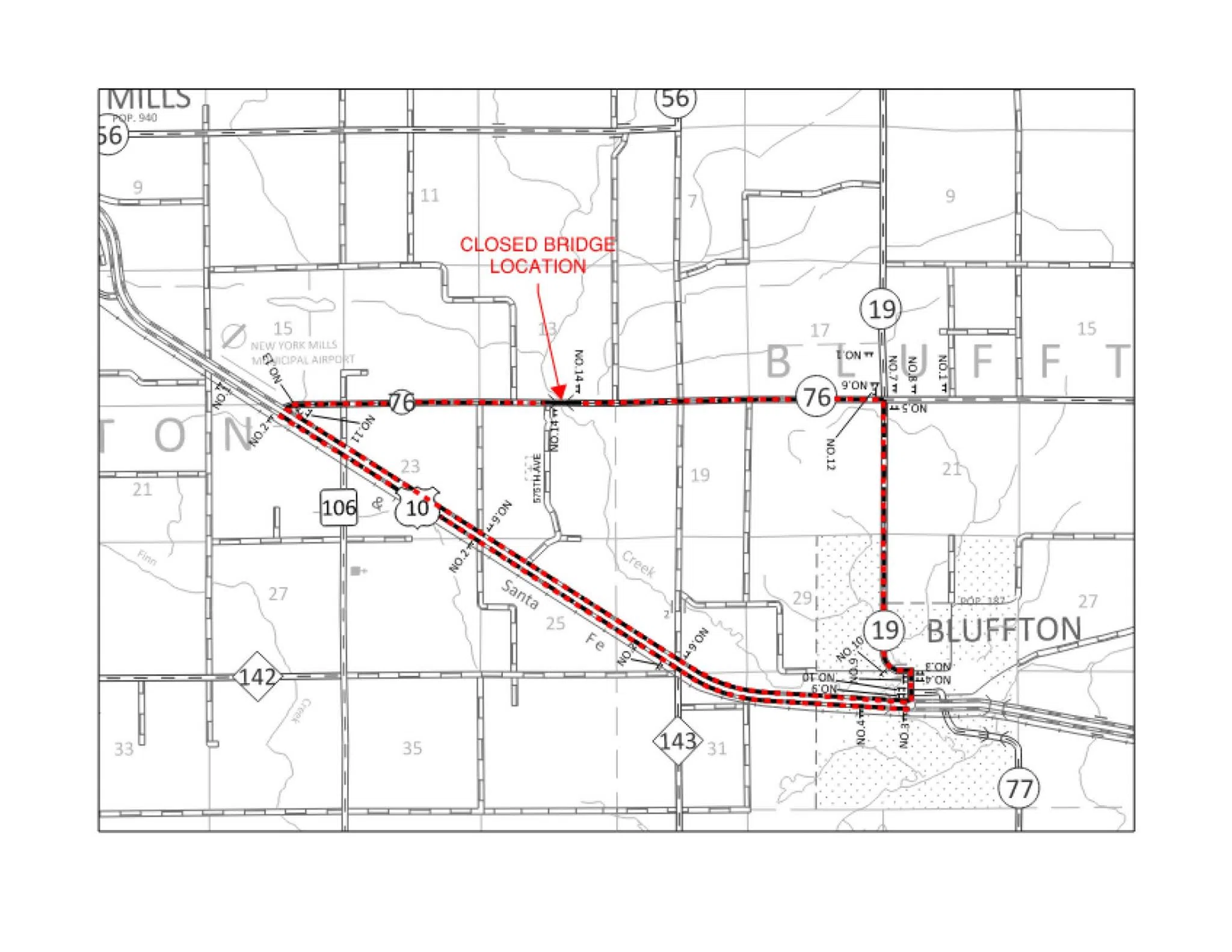Detour Set for Otter Tail Bridge Deemed Dangerously Deteriorated ...