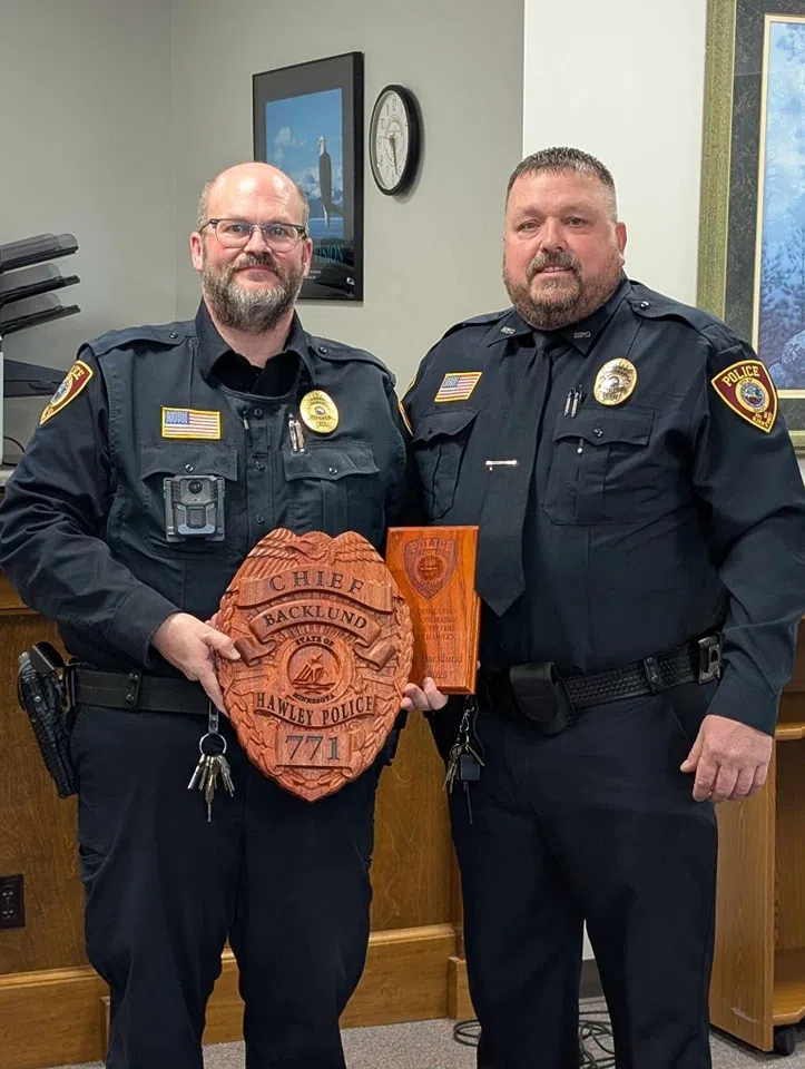 New Hawley Police Chief is Sworn In | Fergus Now