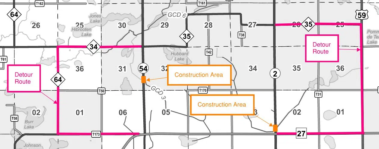 More Grant County Roads Closing for Construction | Fergus Now