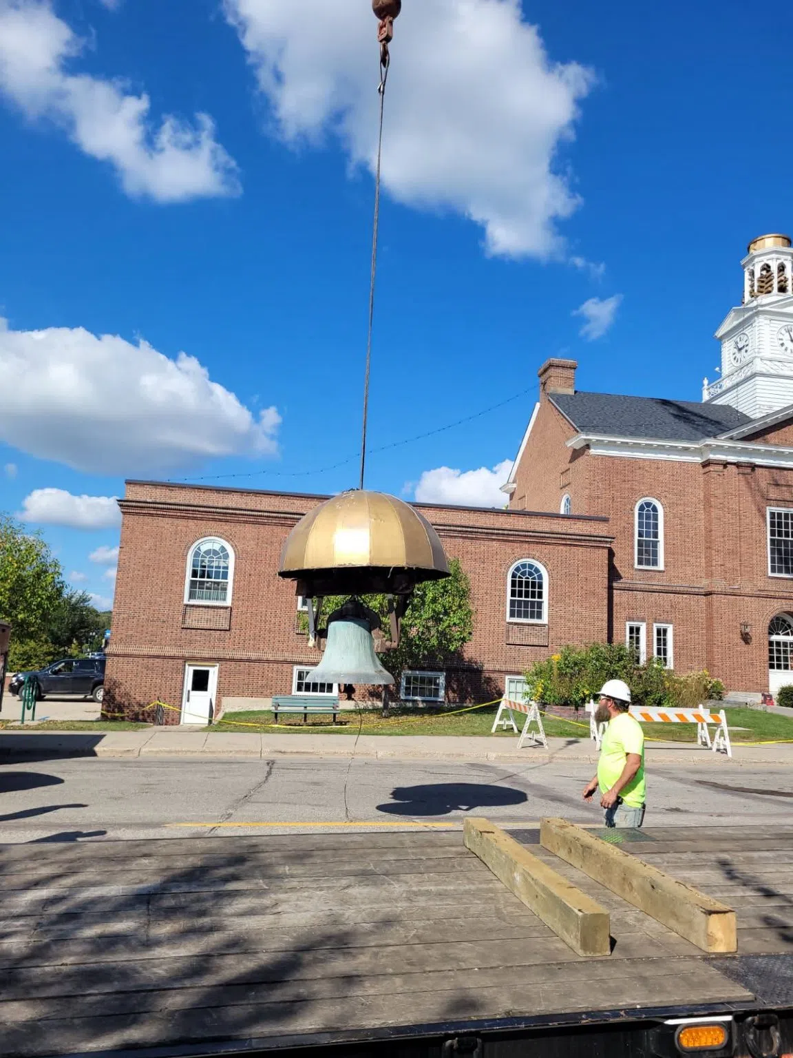 Bell Removed from City Hall, Reopens Today | Fergus Now