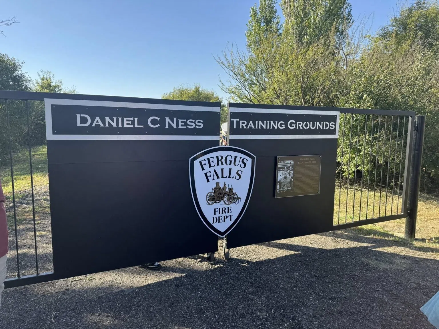 Fergus Falls Fire Dedicates Training Grounds to Fallen Firefighter ...