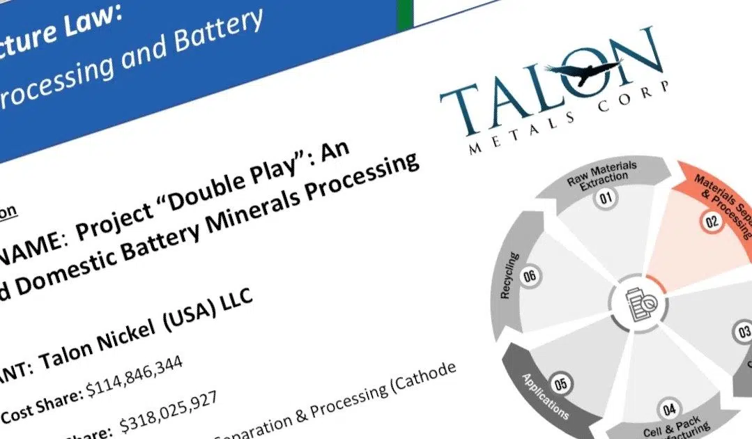 Talon Metals announces ND battery processing facility | KNOX News Radio ...