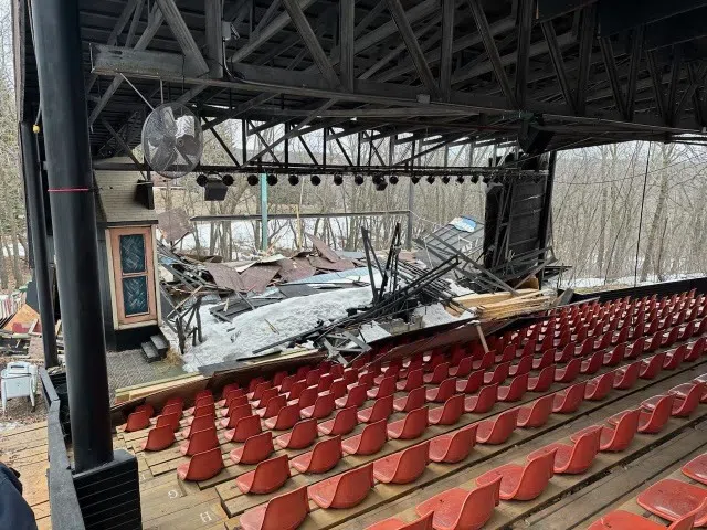Snow damage to amphitheatre forces Frost Fire to cancel summer ...