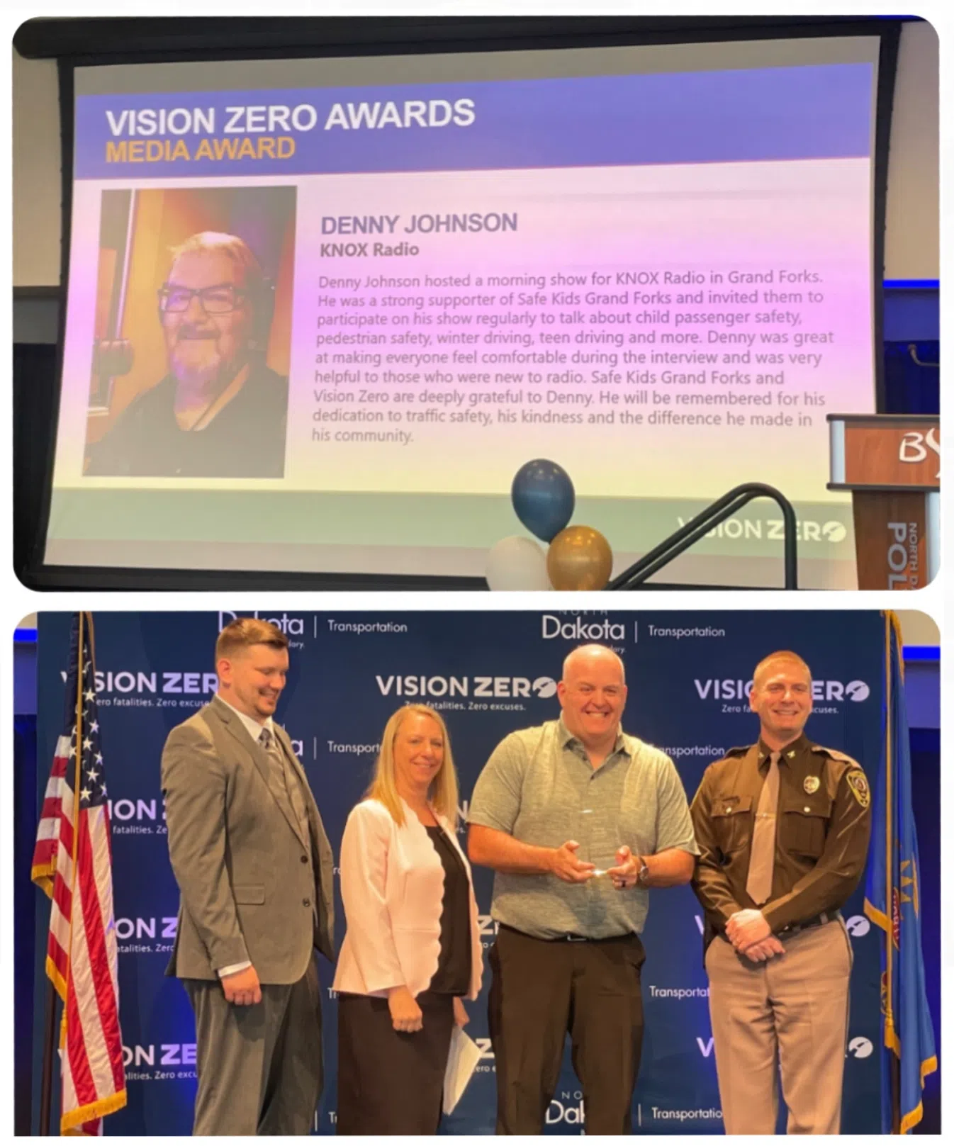 Vision Zero honors GF recipients | KNOX News Radio, Local News, Weather ...
