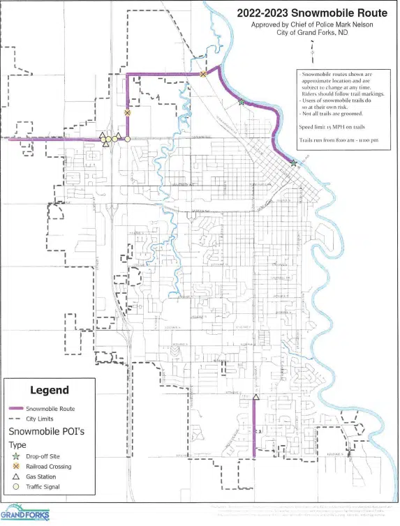 GF snowmobile route changes unlikely | 97 KYCK
