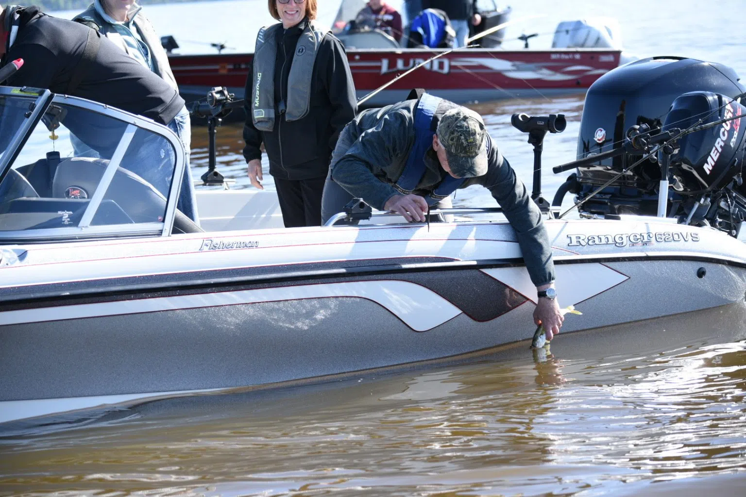 Governor, Lieutenant Governor each catch a walleye during Minnesota ...