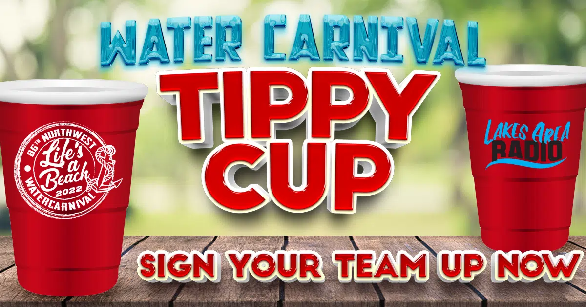 Water Carnival Tippy Cup | Lakes Area Radio