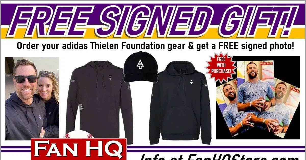 Looking For A Christmas Gift? How About A Free Adam Thielen Autograph ...