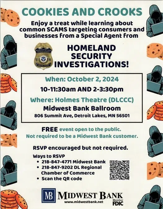 **Midwest Bank Hosts “Cookies & Crooks” Event to Help Prevent Scams ...