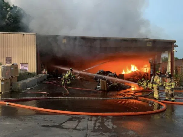 Miller Scrap fire damages building, investigation ongoing | Winona Radio