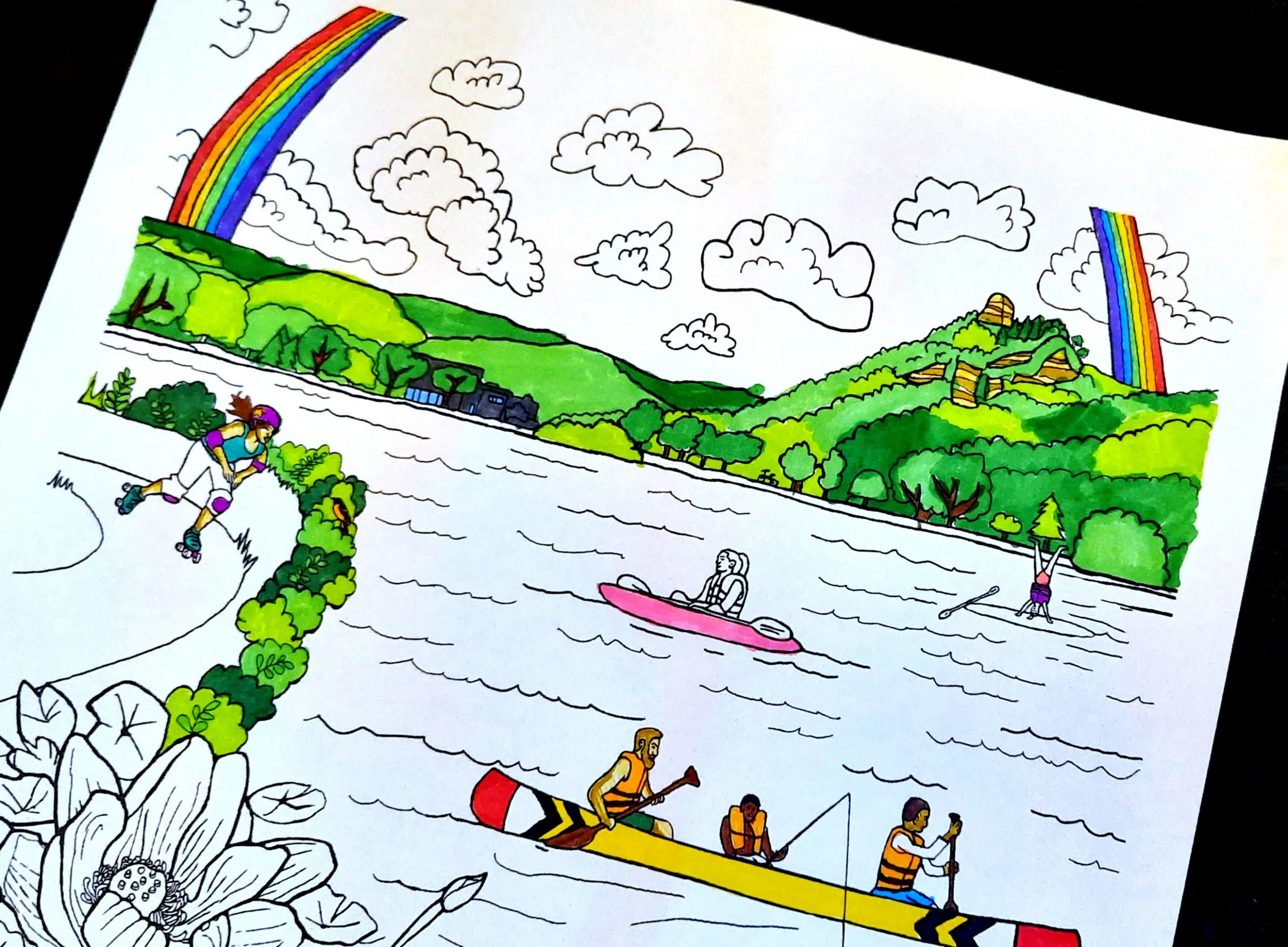 Coloring book showcases local artists, highlights iconic locations ...