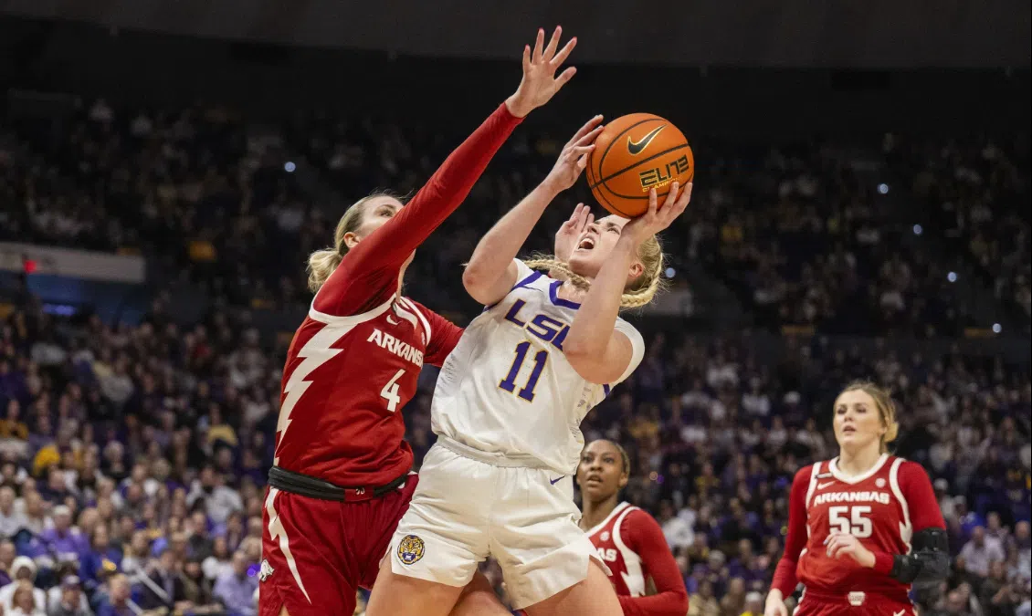 Mikaylah Williams scores 21 and Hailey Van Lith adds 20 as No. 10 LSU ...