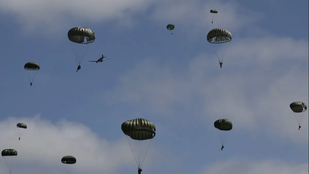 A mass parachute jump over Normandy kicks off commemorations for the ...