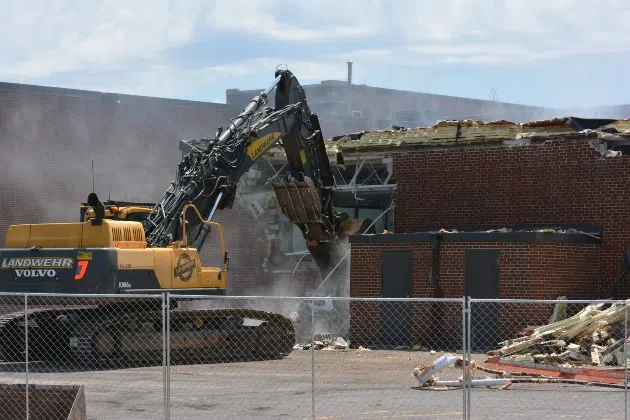 Major Sections of the Old St. Cloud Tech High School Started to Come ...