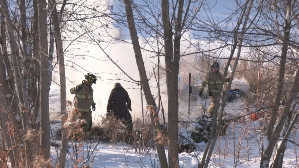 Fire, police respond to fire at Fargo homeless camp | The Mighty 790 ...