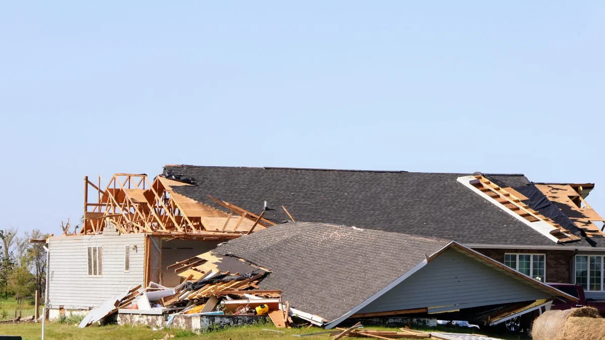 Enderlin saw two tornadoes hits on Friday night, the first one was the ...