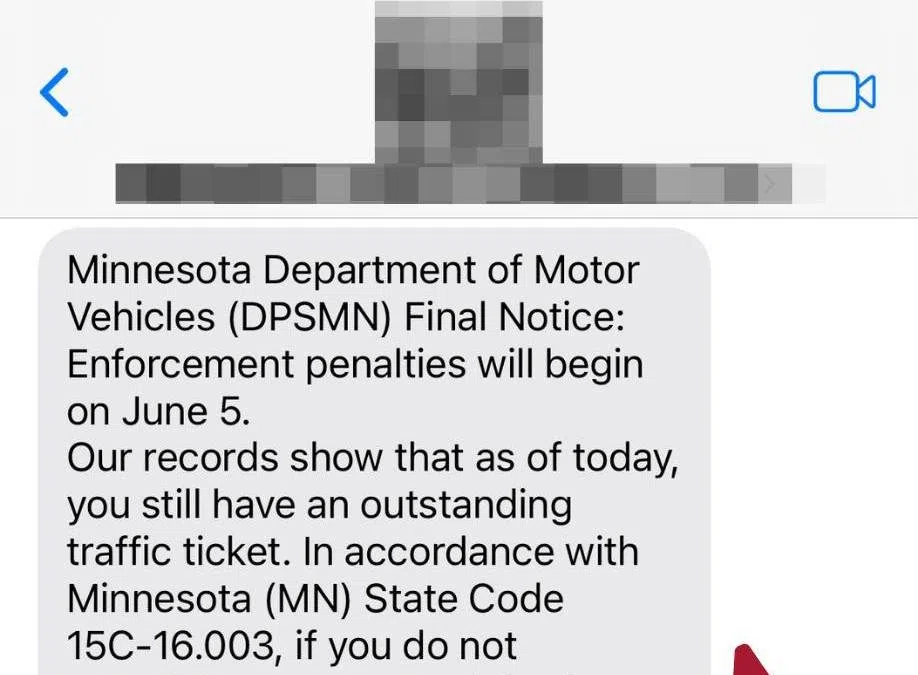 Minnesota warns of vehicle registration scam | The Mighty 790 KFGO | KFGO