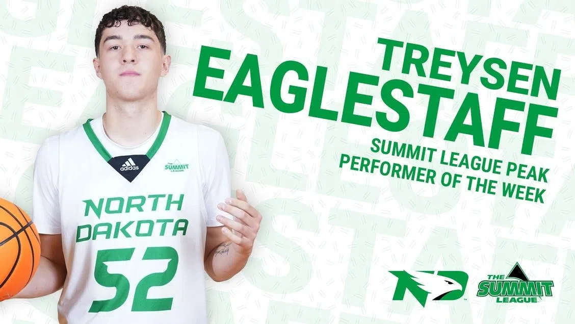 Treysen Eaglestaff Wins Summit League Peak Performer of the Week | The ...